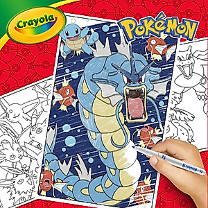 Crayola Pokémon Imagination Art Set (115pcs), Kids Art Kit, Coloring Supplies, Pokemon Toys, Pokemon Gift for Boys & Girls