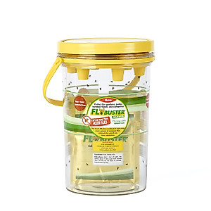 Flybuster Fly Trap - Outdoor Living, Non-Toxic Fly Trap, Pest Control Trap, 2-Liter Garden Size