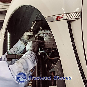 Black Advance Nitrile Industrial Powder Free Gloves, Black, 6.3 mil, Heavy Duty, 1000pcs/case, Case of 10 Boxes, 100/box by Diamond Gloves