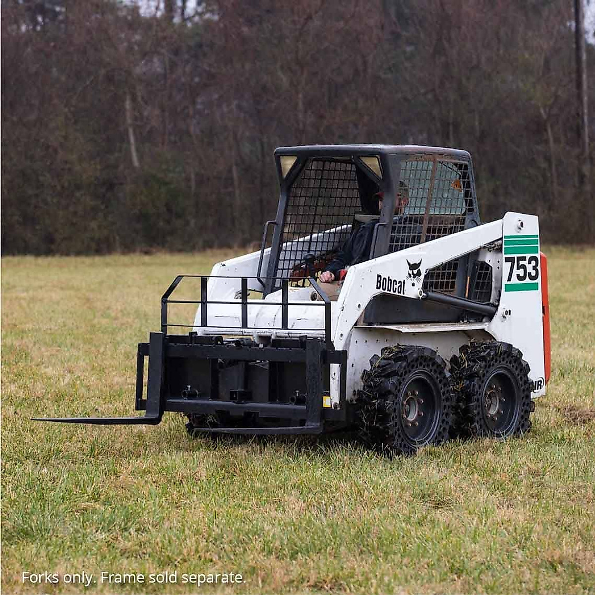 Titan Attachments 42" Pallet Fork Blades, 4,000 LB Load Capacity, Class II Forklift Blades