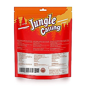 Jungle Calling Dog Treats, Skinless Chicken Wrapped Apple Treats, Gluten and Grain Free, Chewy Dog Bites for Balanced Nutrition, 10.6oz