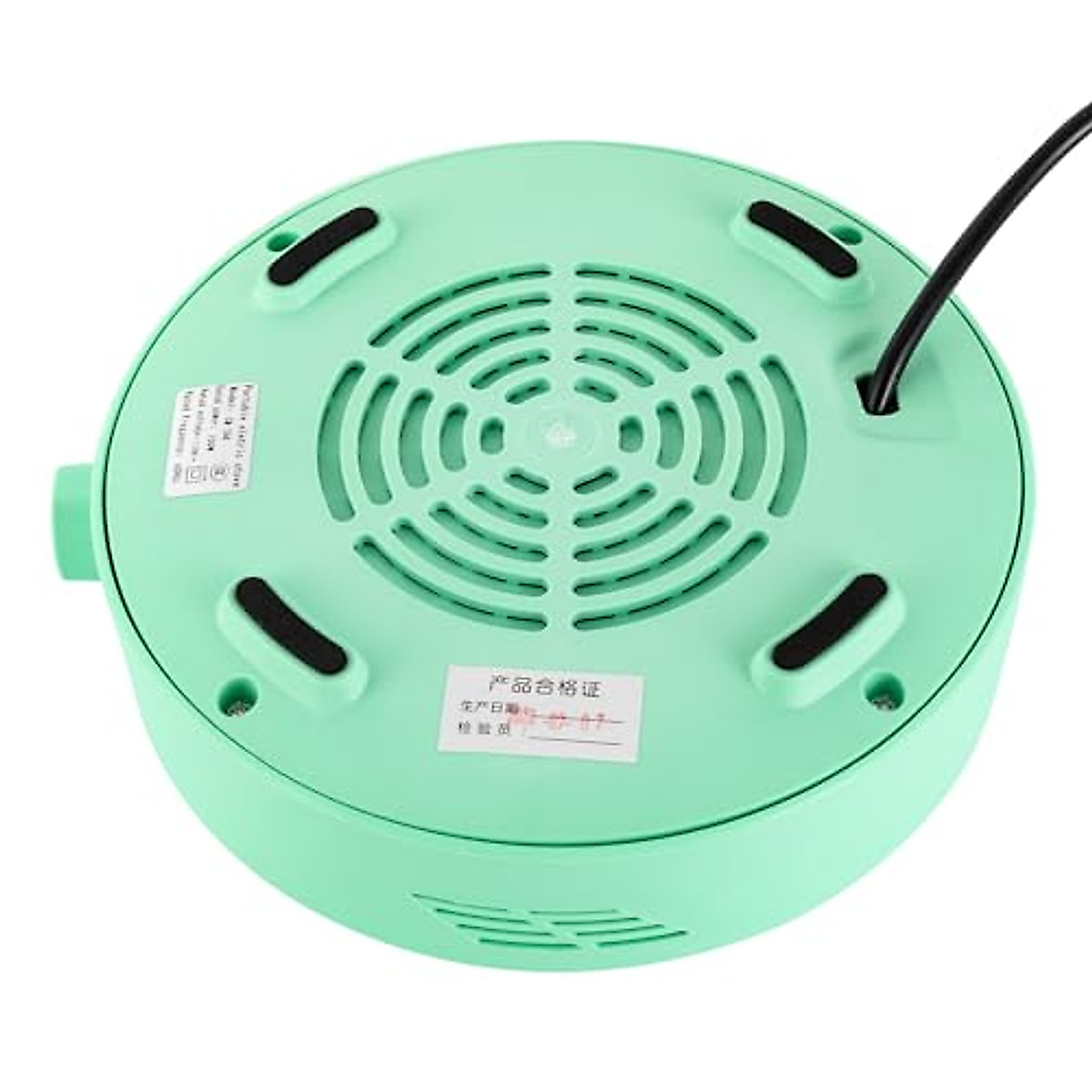 800W/110V Induction Cooktop Stove Electric Mini Stove Induction Burner Hot Plate, Portable Induction Burner Countertop Water Stove for Boiling Water, Making Tea and Coffee, Adjustable Power (green)