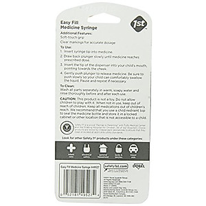 Safety 1st Easy Fill Medicine Syringe (Packaging May Vary)