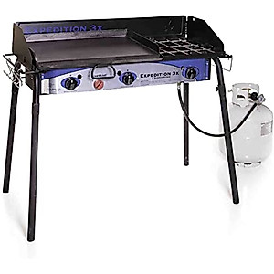 Expedition 3X Triple Burner Stove w/griddle