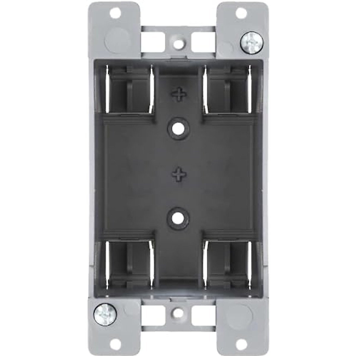 Newhouse Hardware 1-Gang PVC Old Work Electrical Outlet Box (3-Pack) | 14 cu. in. Plastic Junction Box for Switches, GFCI, or Duplex Receptacle Outlet | Old Work Electrical Box for Home Improvement