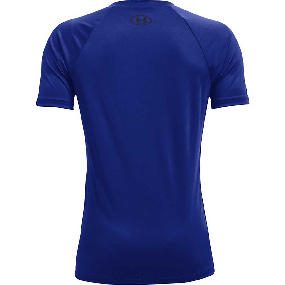 Under Armour Boys Tech Big Logo Short Sleeve T-Shirt , Royal Blue (400)/Black , X-Large