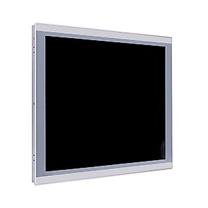 HUNSN 17 Inch TFT LED Industrial Panel PC, 10-Point Projected Capacitive Touch Screen, Intel J1900, Windows 11 Pro or Linux Ubuntu, PW27, VGA, 4 x USB, LAN, 3 x COM, 8G RAM, 128G SSD