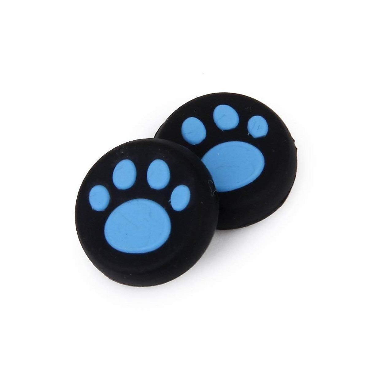 Silicone Thumb Stick Grips Cap Cover Joystick Thumbsticks Caps for PS4 Xbox ONE Xbox 360 PS3 PS2 Cat Dog Paw (E)
