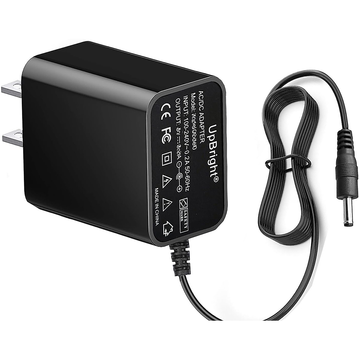 UpBright 6V AC/DC Adapter Compatible with Knee Icer Wrap D0660 10701 Kodiak Cube Glacier 10901 BEG10711 D 0660 00660 Logitech F540 Wireless Base A-E0001 843-000038 6VDC 600mA 6.0V Power Supply Charger