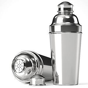 Cocktail Shaker 60 oz Stainless Steel Professional Martini Shaker Large Drink Shaker with Strainer for Bartending Bartender Shaker Margarita Mixer