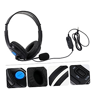 UKCOCO Headphones Gaming Headphone Gaming Earphone Stereo Earphone Big Headphone Game Headset Game Supply Professional Gaming Headset Light Headset Surround Sound Headset Glowing Headset