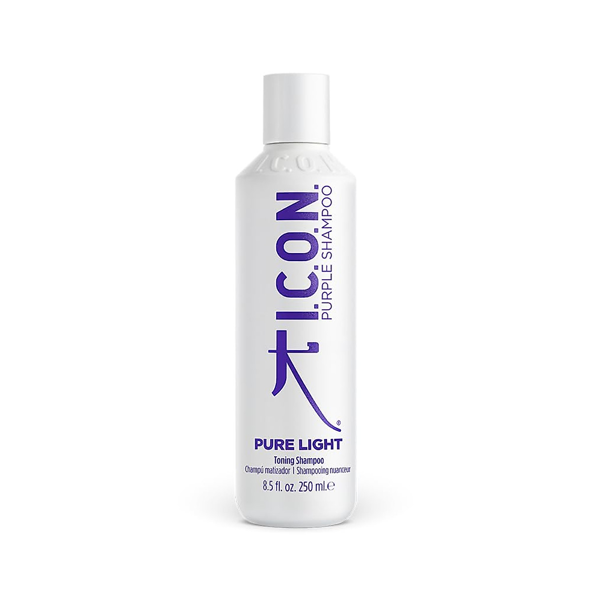 K.I.C.O.N. Pure Light Purple Shampoo 8.5 oz. Made in USA