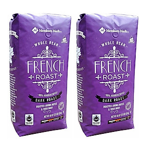 Member's Mark French Roast Whole Bean Coffee- 40 Ounce (2 Pack)
