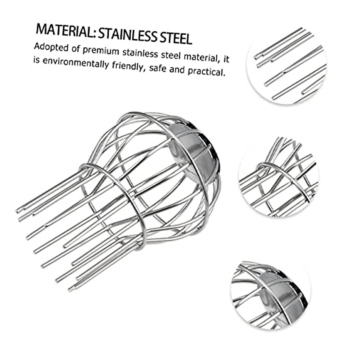 DOITOOL 4 Pcs Floor Drain Cover Gutter Downspout Guards Downspout Filter Gutter Cleaning Tools Escurridor para Fregadero Sink Filter Gutter Downspout Strainer Downspout Screen