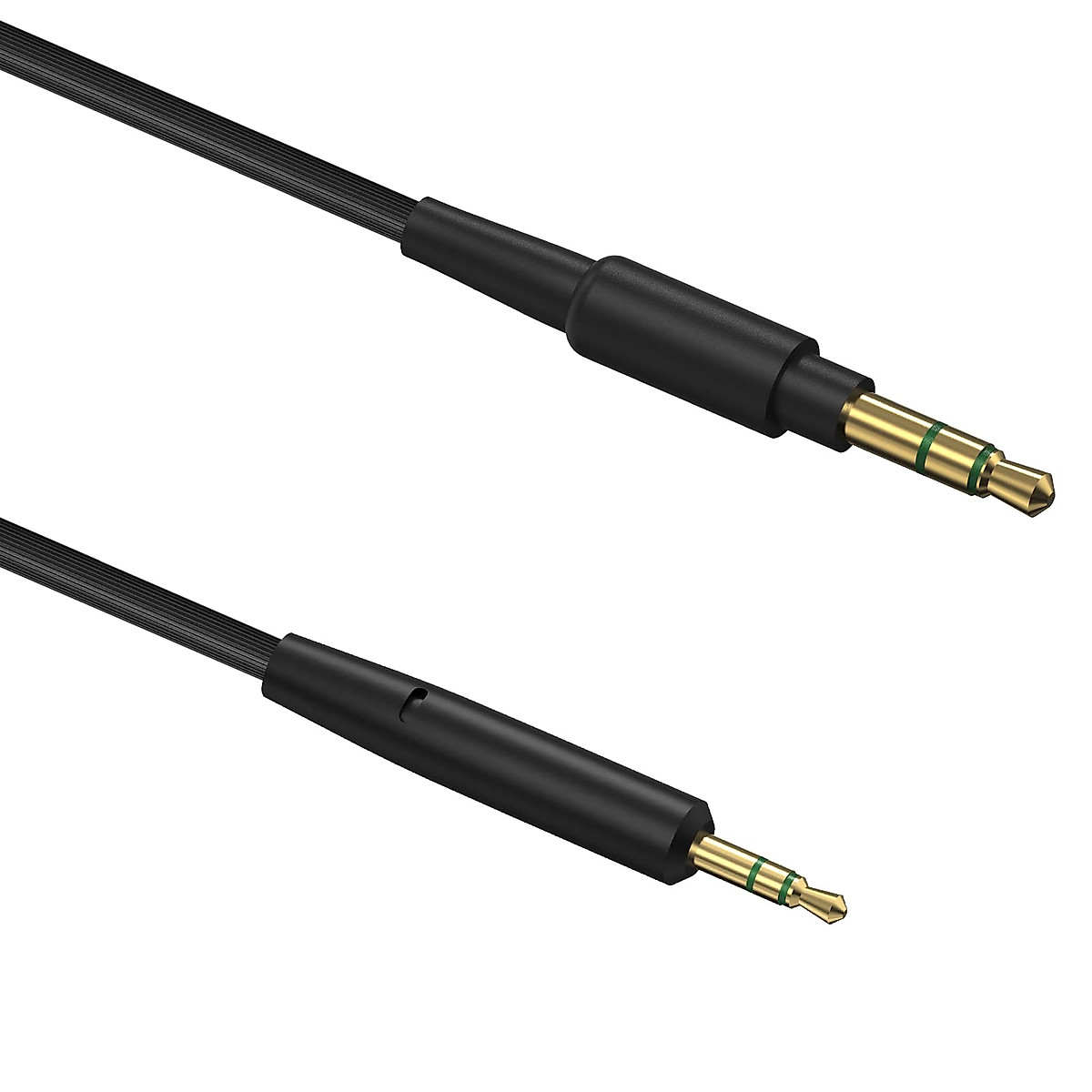 Geekria VR Short Audio Cable Compatible with Oculus Quest 2, HTC Virtual Reality Headset, 3.5mm Male to 2.5mm Male Cord, Replacement Cable for VR Headphones (1ft / 25cm)