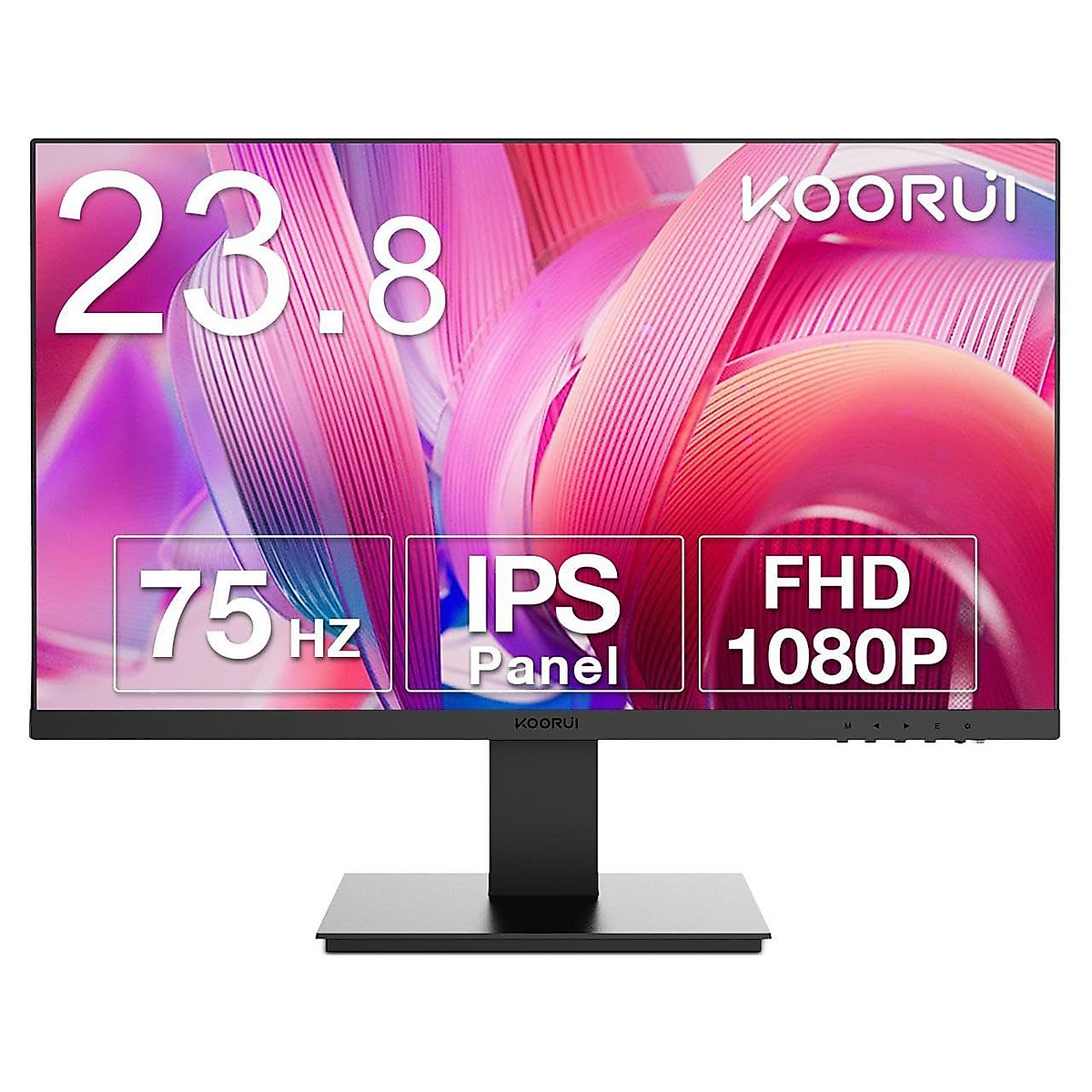 Lenovo ThinkCentre M910q Desktop Computer Mini PC with Dual Monitors KOORUI 24inch, Intel i7 6700T up to 3.60GHz,32GB RAM,New 512GB NVMe SSD