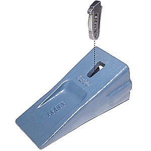 Titan Attachments 5 Piece Set X290 Bucket Teeth K290S Spring Flex Pin Skid Steer Excavator Hensley