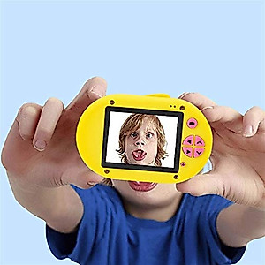 LKYBOA Kids Camera Toys for 3-12 Year Old, Children's Digital Camera Games Camera Video with Protective Bag for Children Birthday Gift (Color : A)