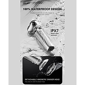 ENCHEN Beard Trimmer for Men Electric Razor 3D Rotary Shaver for Men, Rechargeable Wet & Dry Shaver Waterproof IPX7