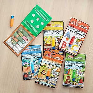 Melissa & Doug Water Wow! - Water Reveal Pad Bundle - Animals, Alphabet, Numbers and More - FSC Certified