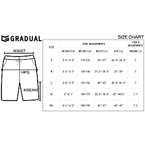 G Gradual Women's Bermuda Shorts Jersey Shorts with Deep Pockets 7" Long Shorts for Women Lounge Walking Athletic (Black, XX-Large)