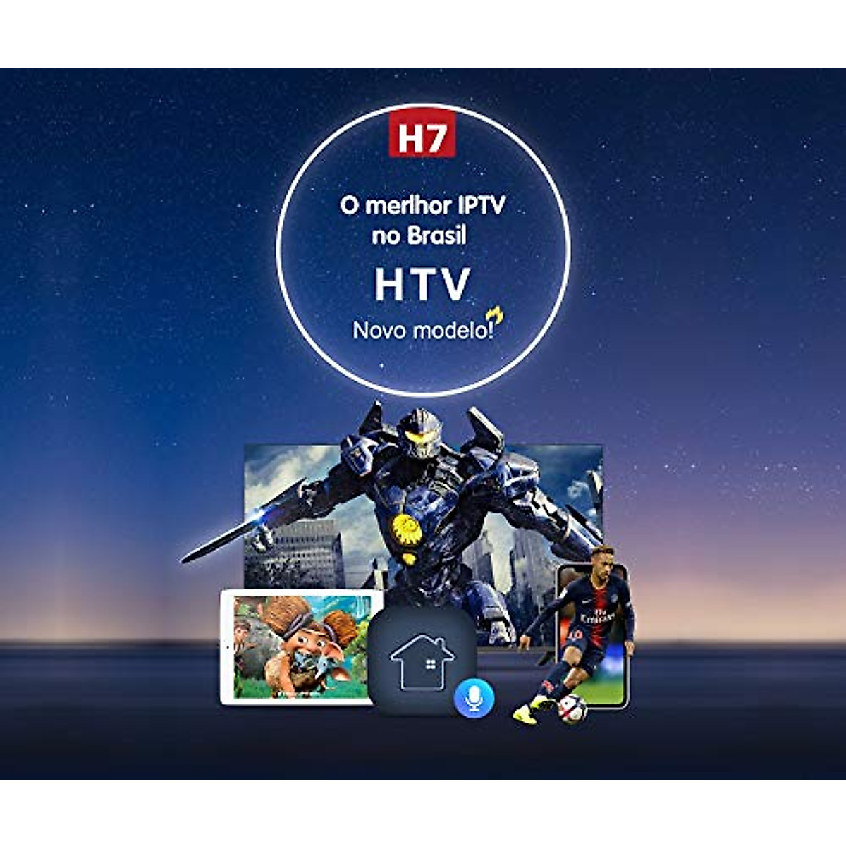 BOMIX Brazil H7 WiFi Video Player, 4K HD Image Quality, 2GB Memory and 16GB Storage, OS Android 9, Bluetooth Available, Multi-Language