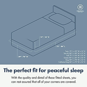 Threadmill 100% Cotton Sheets for Queen Size Bed - 600 Thread Count Queen Bed Sheets Set with 16” Deep Pocket - Sateen Weave 4-Piece Bedding Set with Cooling Effect, White