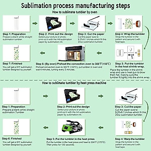 Kocdam 8 Pack Sublimation Blanks, 20oz Sublimation Tumblers Skinny Straight with Lids and Straws Bulk, Stainless Steel Double Wall Polymer Coating for Heat Transfer Customized Gifts
