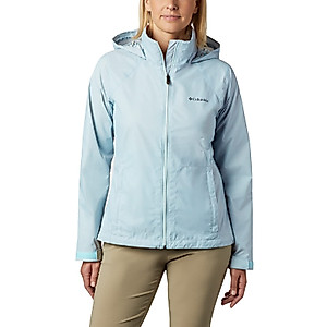 Columbia Women’s Switchback III Waterproof Rain Jacket, Spring Blue, XX-Large