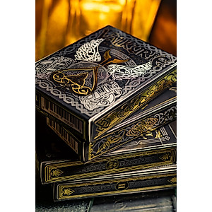 Valkyrie Playing Cards by Gent Supply - Gold, Silver & Black Edition