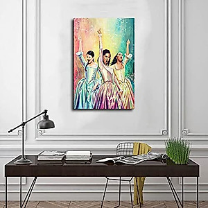 Shruan Hamilton Animatic Schuyler Sisters Canvas Poster Bedroom Decor Sports Landscape Office Room Decor Gift Unframe-style 12x18inch(30x45cm)