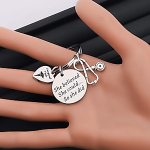 BLEOUK Surgical Tech Gift She Believed She Could So She Did Surgical Tech Inspirational Gift (Surgical Tech)