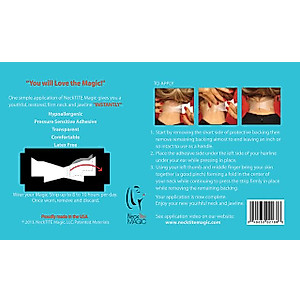 NeckTITE Magic Instant Neck Lift, 12 Count - Smooths Wrinkles for Adults