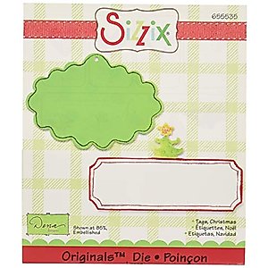 Sizzix Originals Die-Tags, Christmas