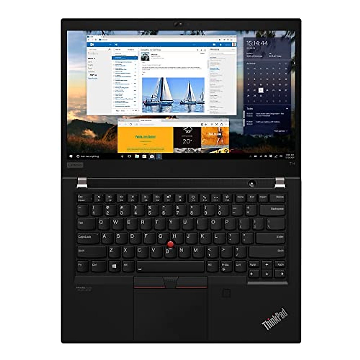 2022 Newest Lenovo ThinkPad T14, 14" FHD IPS Display, AMD Ryzen 5 Pro 4650U Hexa-Core Processor, AMD Radeon Graphics, 40GB RAM, 1TB PCIe SSD, Backlit Keyboard, Fingerprint Reader, Windows 10 Pro