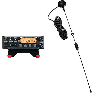 Uniden BC355N 800 MHz 300-Channel Base/Mobile Scanner, Close Call RF Capture, Black & Tram 1089-BNC Scanner Mini-Magnet Antenna VHF/UHF/800MHz-1, 300MHz with BNC-Male Connector