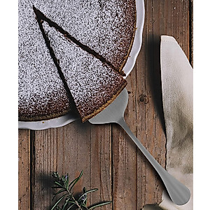 Stainless Steel Cake Server, All In One Cutter & Server Set Pie Server Wedding Cake Knife for Party and Daily Use, Pack of 5