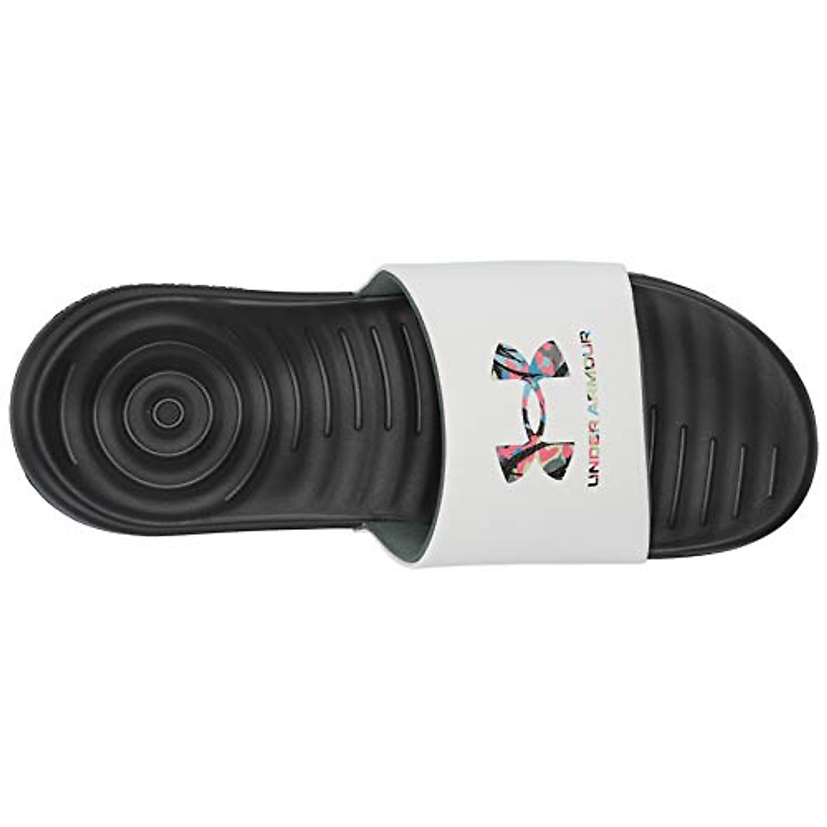 Under Armour Men's Ansa Graphic Logo, Black (001)/White, 9 M US