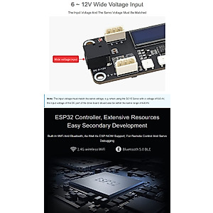 Waveshare ESP32 Servo Driver Expansion Board Built-in WiFi Dedicated Driver Board Designed for Serial Bus Servos