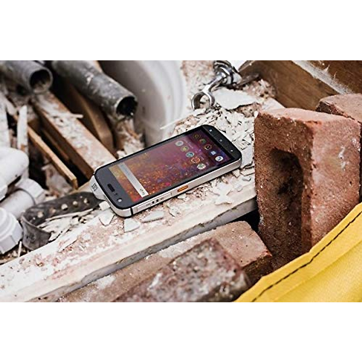 CAT Phone S61 FLIR Thermal Camera, Laser Distance Measure, Air Quality Monitor, IP69 Waterproof & Military MIL SPEC 810G Certified , 4+64GB Dual SIM Factory Unlocked 4G LTE