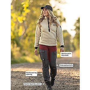 RevolutionRace Women’s GP Pants, Durable Pants for All Outdoor Activities, Bison Blood, XS