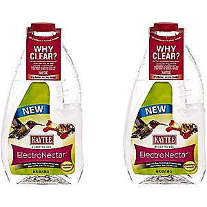Kaytee Hummingbird Electro Nectar Ready to Use, 64oz (2 case(64oz))