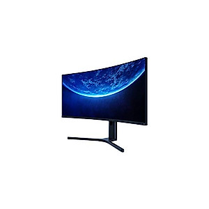 Xiaomi Mi Curved Gaming Monitor 34 Inch with AMD FreeSyncPremium (WQHD 3.440 x 1.440, 21:9, 144Hz, 4ms, 300lm, 121% sRGB, 2 HDMI, 2 Display Port, Audio Out, TUV Certified Blue Light Reduction)