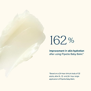 Pipette Baby Balm - Protects, Hydrates & Nourishes Sensitive Skin - Baby Essentials for Newborn with Renewable Plant-Derived Squalane, 2 oz