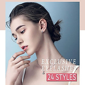 IONSGAKO 24PCS Eyebrow Stamp Stencil Kit Eyebrow Stencils Eyebrow Template Eyebrow Shaper Kit Brow Stencil for Shaping Fashionable Eyebrows