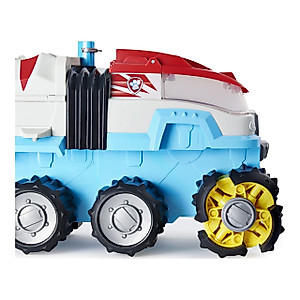 Paw Patrol, Dino Rescue Dino Patroller Motorized Team Vehicle with Exclusive Chase and T. Rex Toy Figures