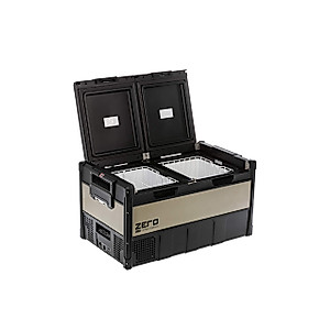 ARB 10802962 Smart Portable Refrigerator Freezer 101 Qts Dual Zone ZERO Model, App for Phone, 12V/110V For Car, Boat, Truck, SUV, RV, Camper Teardrop Ideal for Camping, Outdoor, Fishing