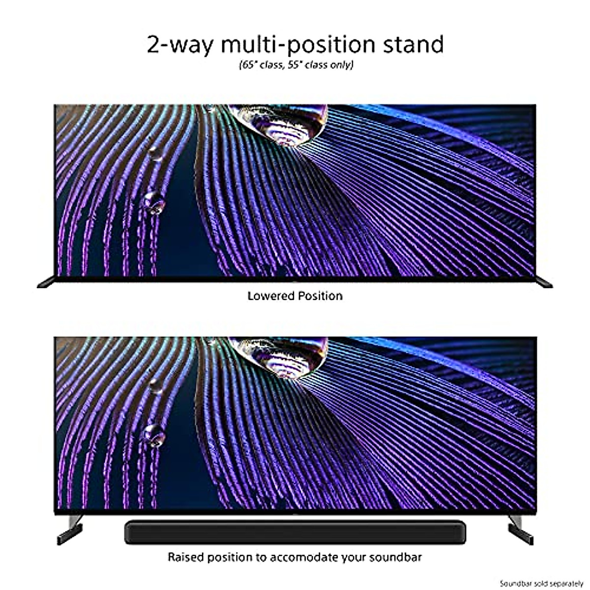 Sony A90J 65 Inch TV: BRAVIA XR OLED 4K Ultra HD Smart Google TV with Dolby Vision HDR and Alexa Compatibility XR65A90J- 2021 Model (Renewed)