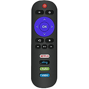 Replacement for RCA Roku TV Remote Control, Compatible with All RCA Roku Smart TVs