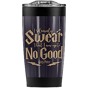 Harry Potter I Am Up To No Good Stainless Steel Tumbler 20 oz Coffee Travel Mug/Cup, Vacuum Insulated & Double Wall with Leakproof Sliding Lid